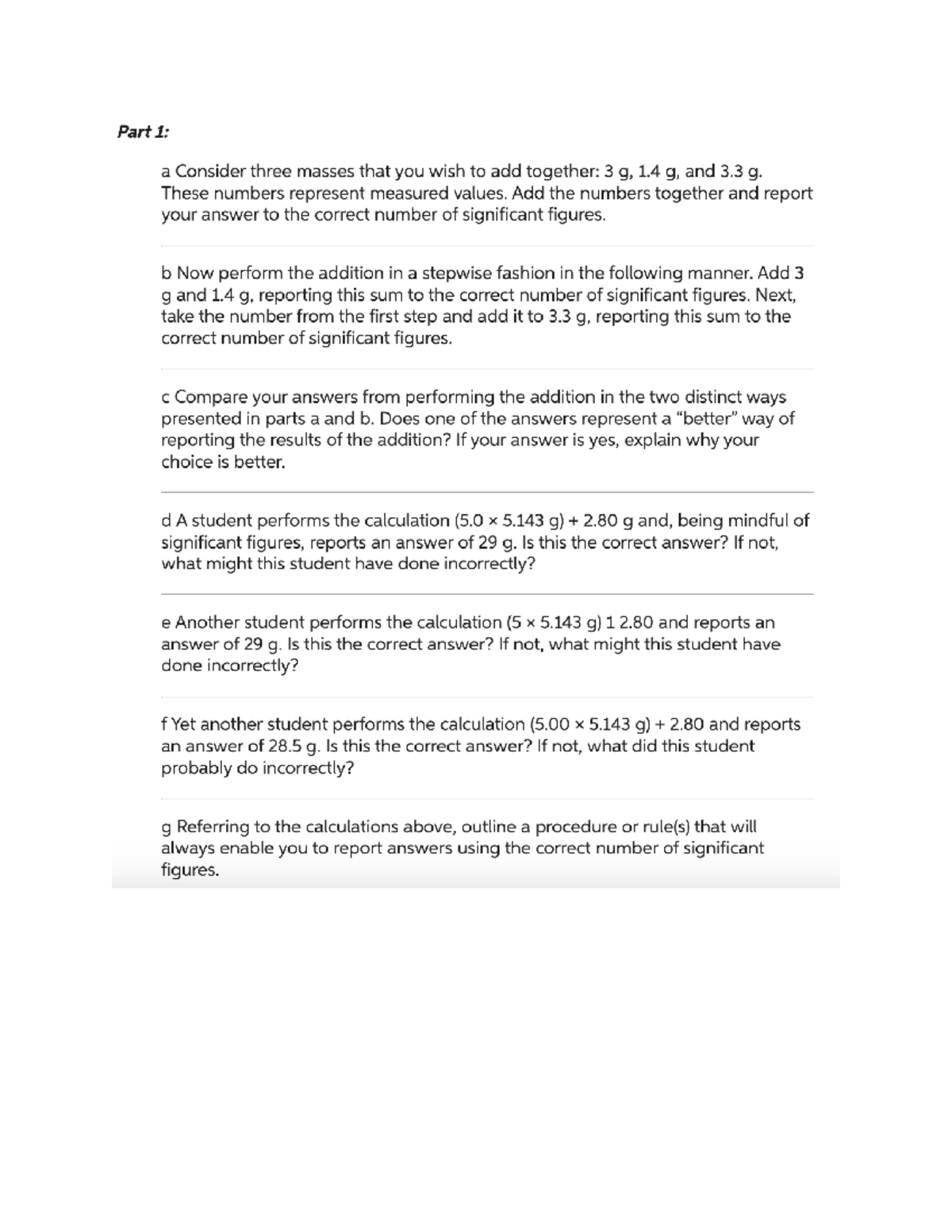 Doc39 Information For The Final Exam Chem 1011 Studocu