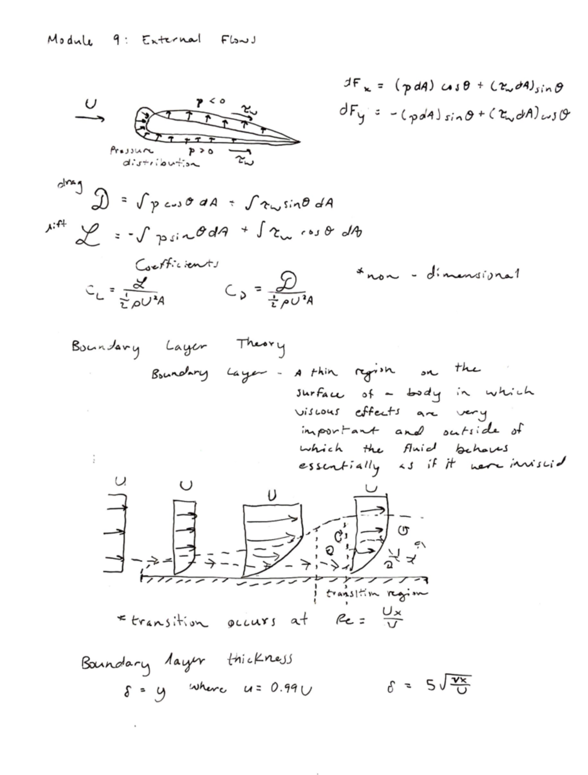 FM Module 9 External Flows - Module 9 : External Flowd df x = (pda) 458 ...