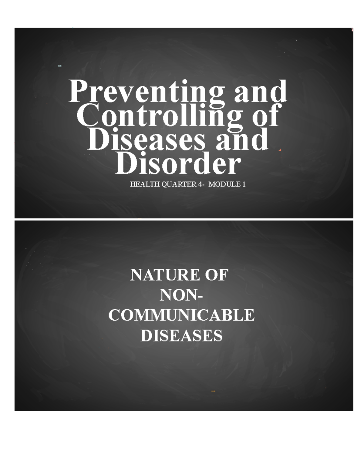 Q4-M1 - Health Module - Preventing and Controlling of Diseases and ...