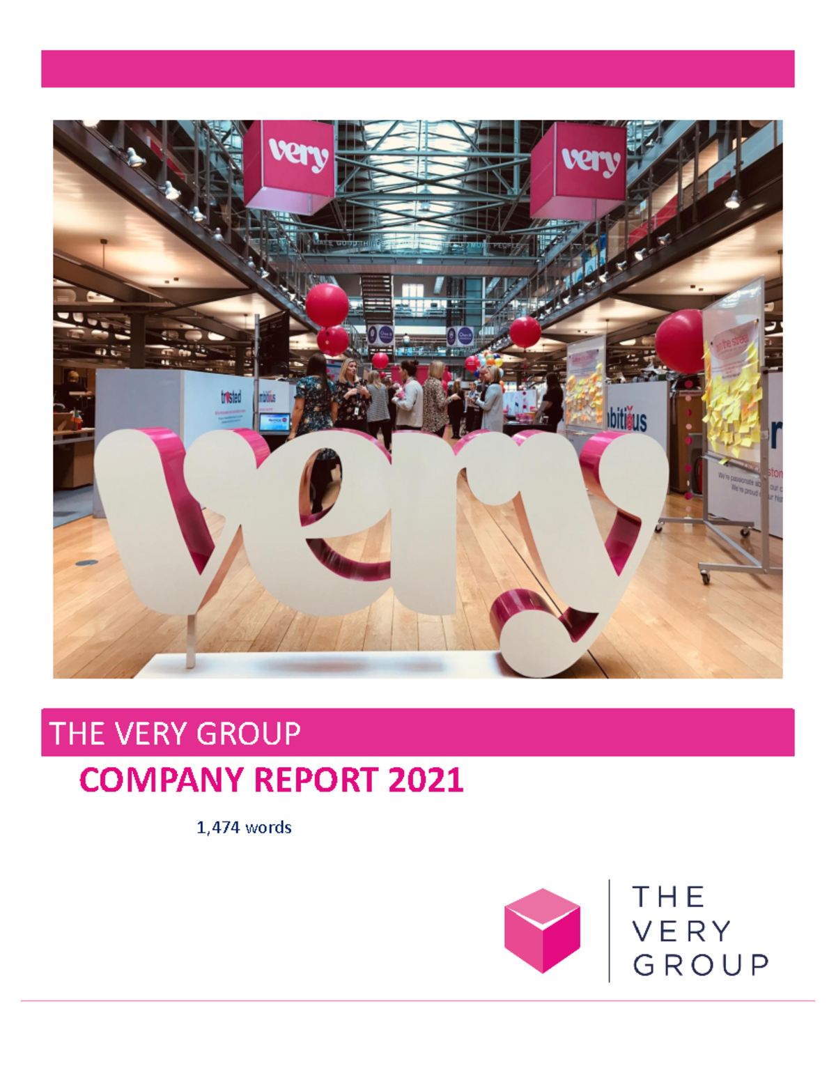 The Very Group Company Report - THE VERY GROUP COMPANY REPORT 2021 1,4 ...