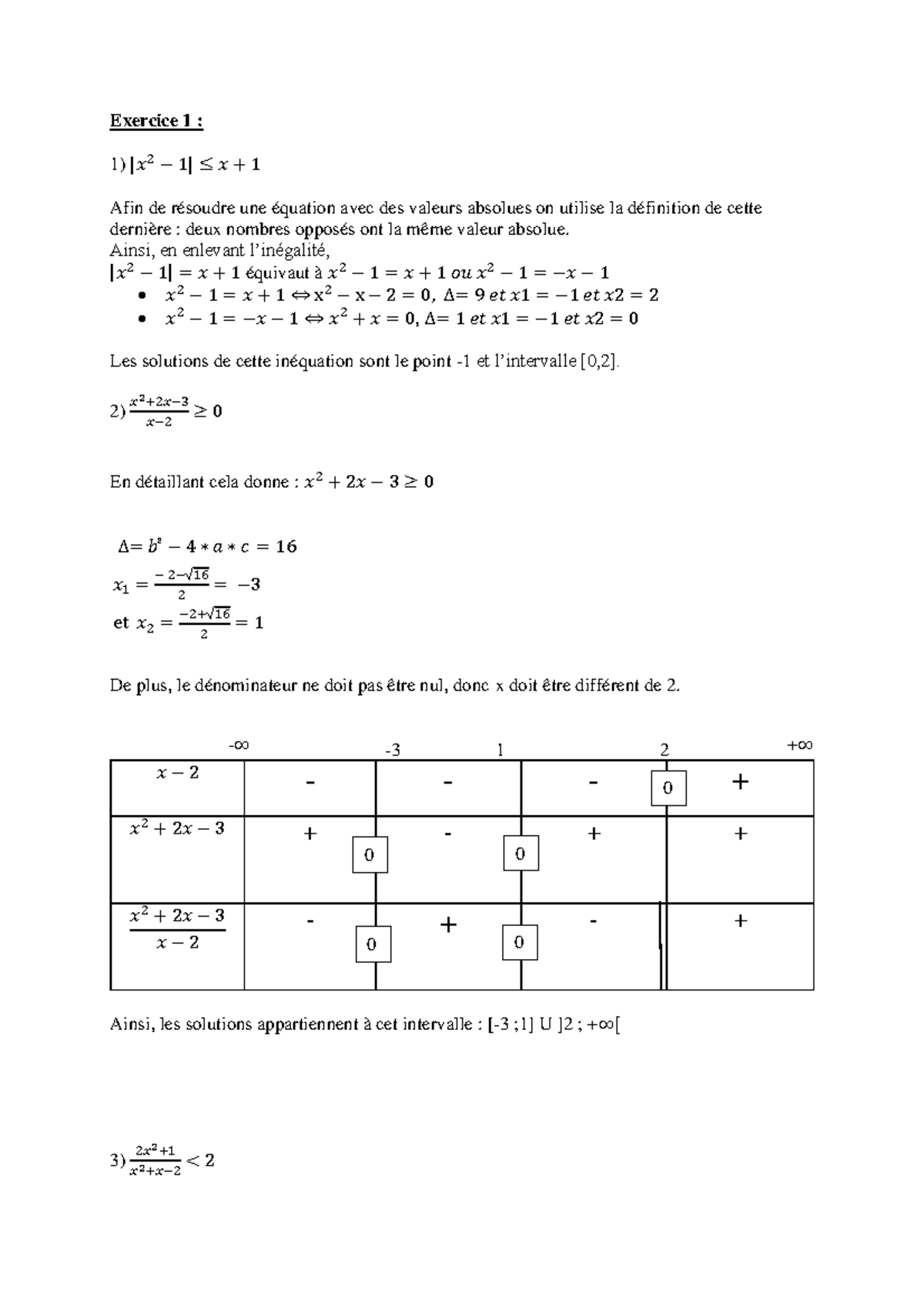 Corrigé - Warning: TT: undefined function: 32 Warning: TT: undefined function: 32 Exercice 1 : 1 ...