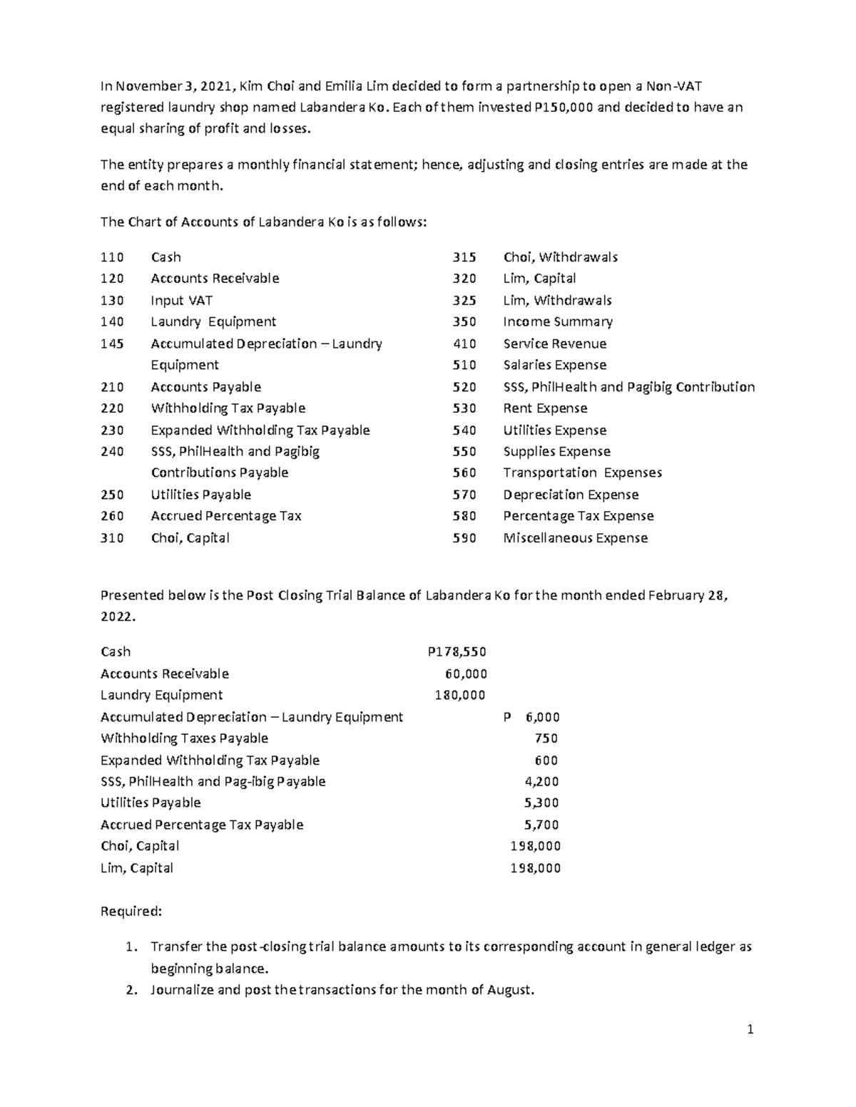 Labandera-Ko-Problem - In November 3, 2021, Kim Choi and Emilia Lim ...