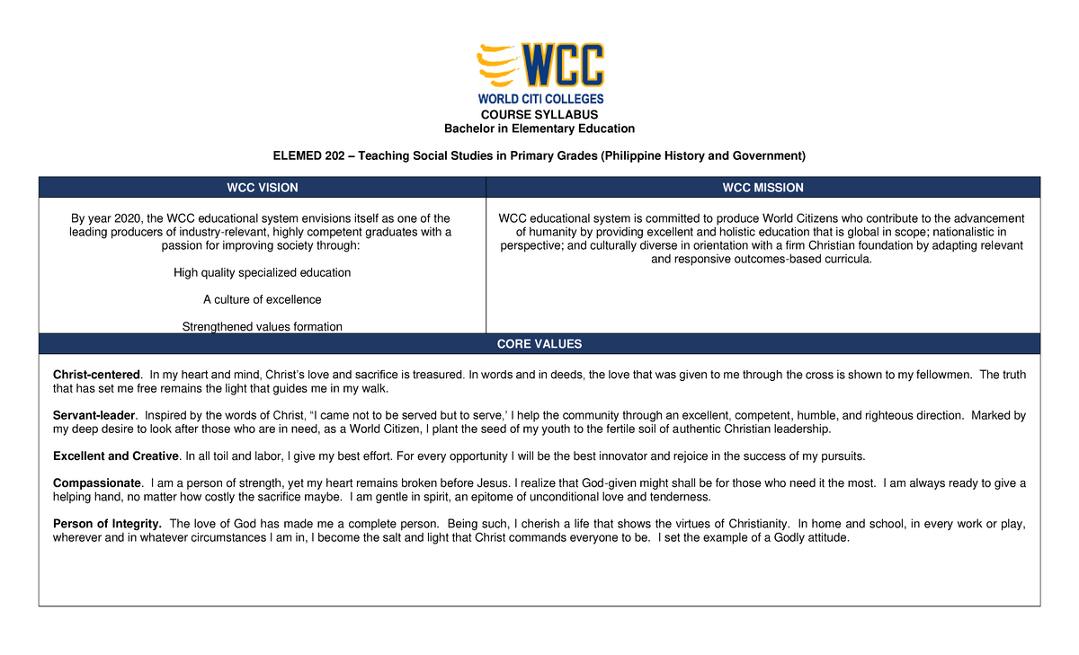 Teaching Social Studies in Primary Grades (Philippine History and ...