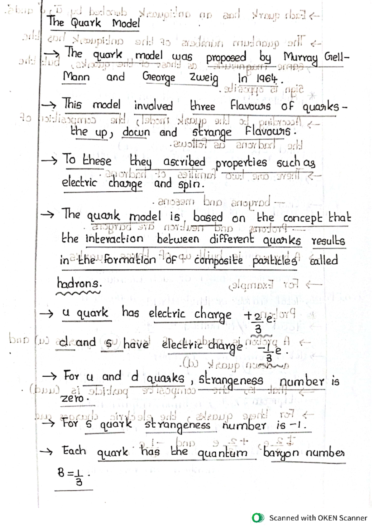 THE Quark Model - Good Lecture notes - Physics - Studocu