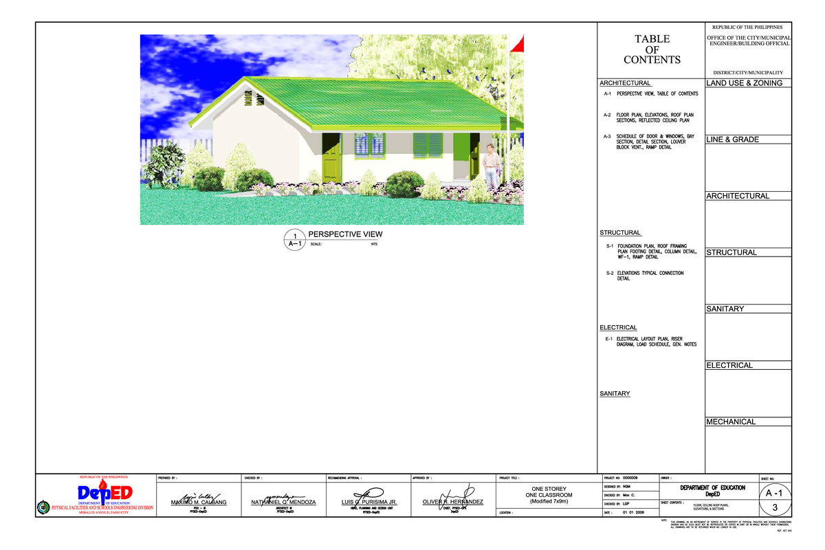 1sty 1c 7x9m modifiedl - PLans - Civil Engineering - Studocu