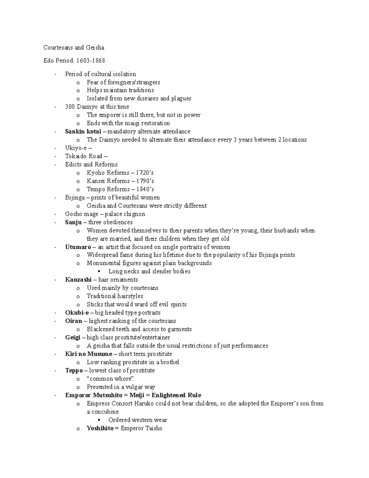 Shunga, Courtesans and Geisha - Courtesans and Geisha Edo Period: 1603 ...