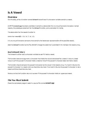 Elements - Introduction Terminology: Computer program: sequence of statements designed to - Studocu