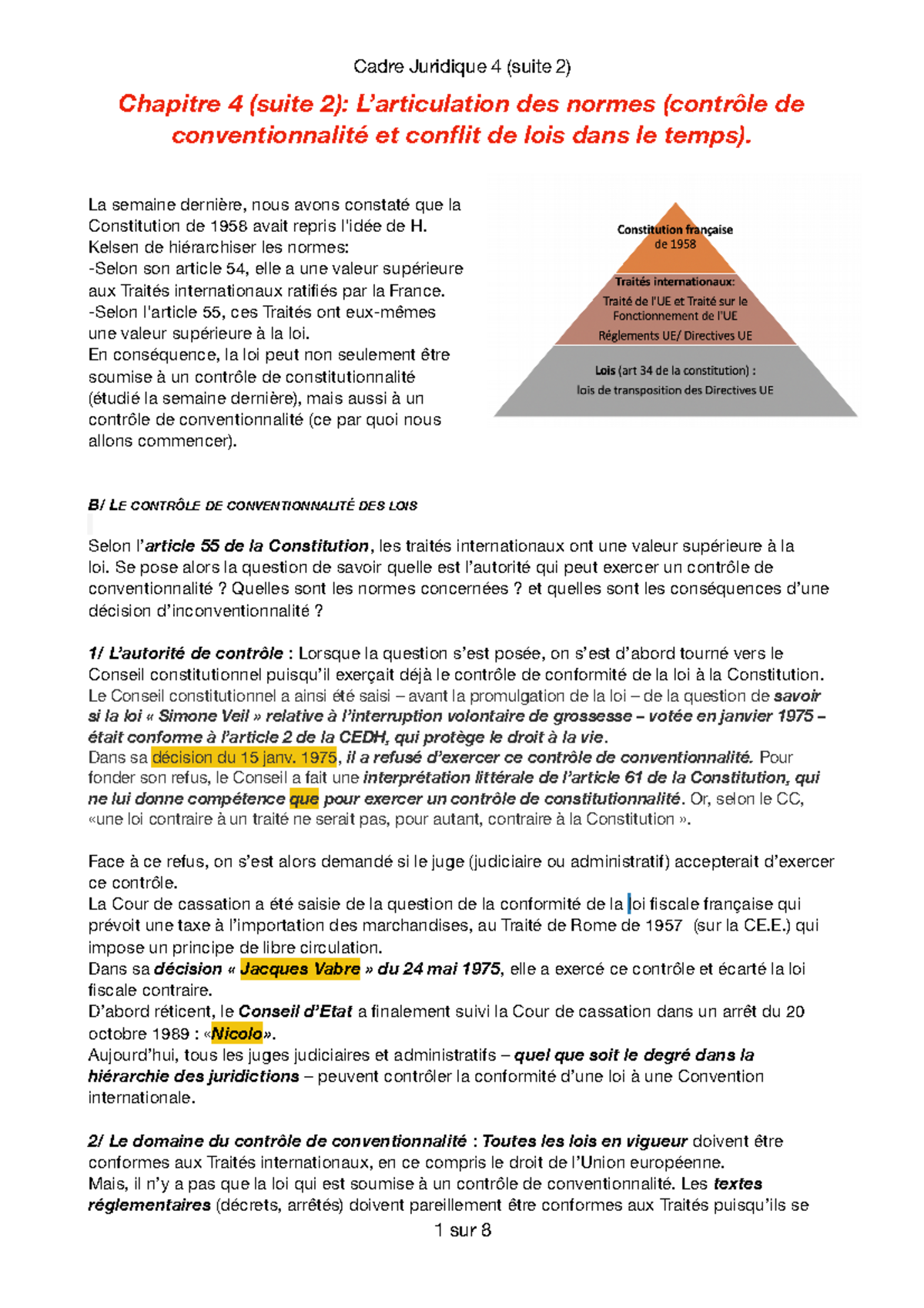 Chapitre 4 (suite 2) - cours de L1 AES 2021/2022 - Chapitre 4 (suite 2): L’articulation des ...