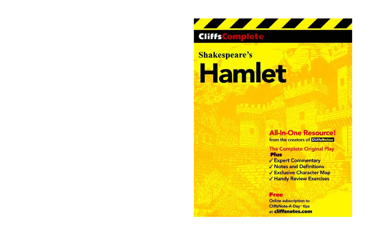 Shakespeares Hamlet Cliffnotes - CLIFFSCOMPLETE Shakespeare’s Hamlet ...