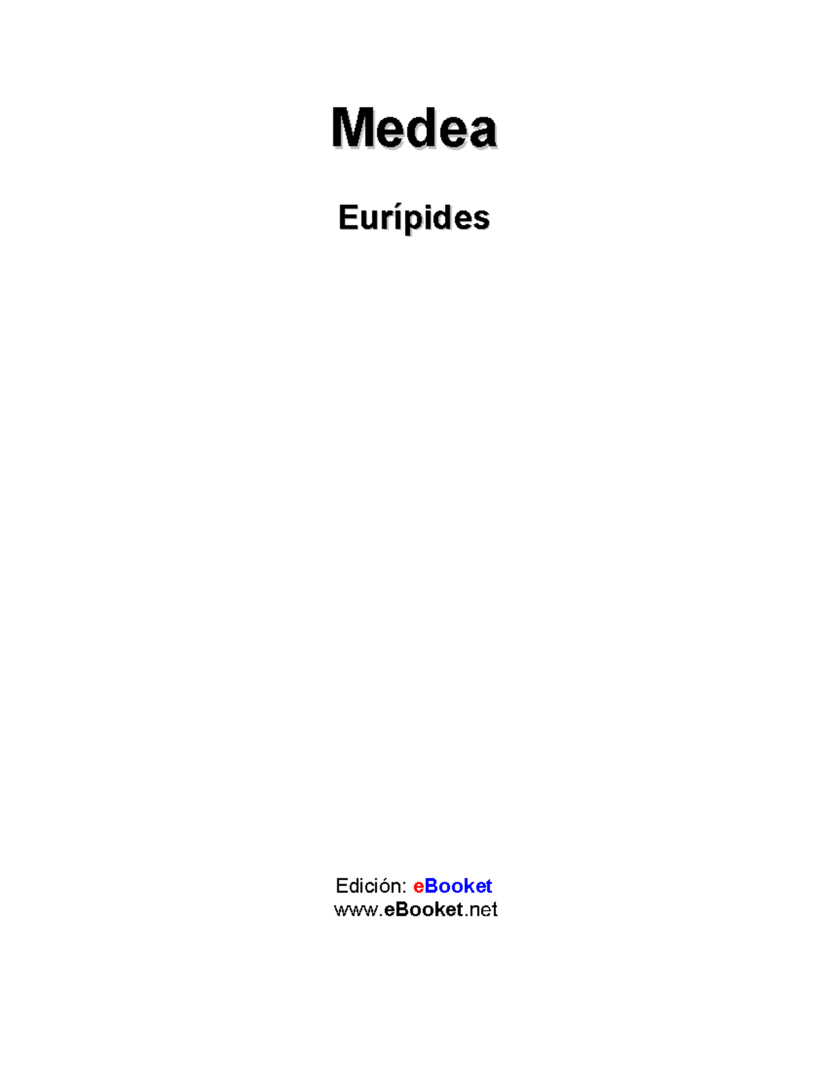 Eurípides - Medea - libro completo - MMeeddeeaa E Euurrííppiiddeess ...