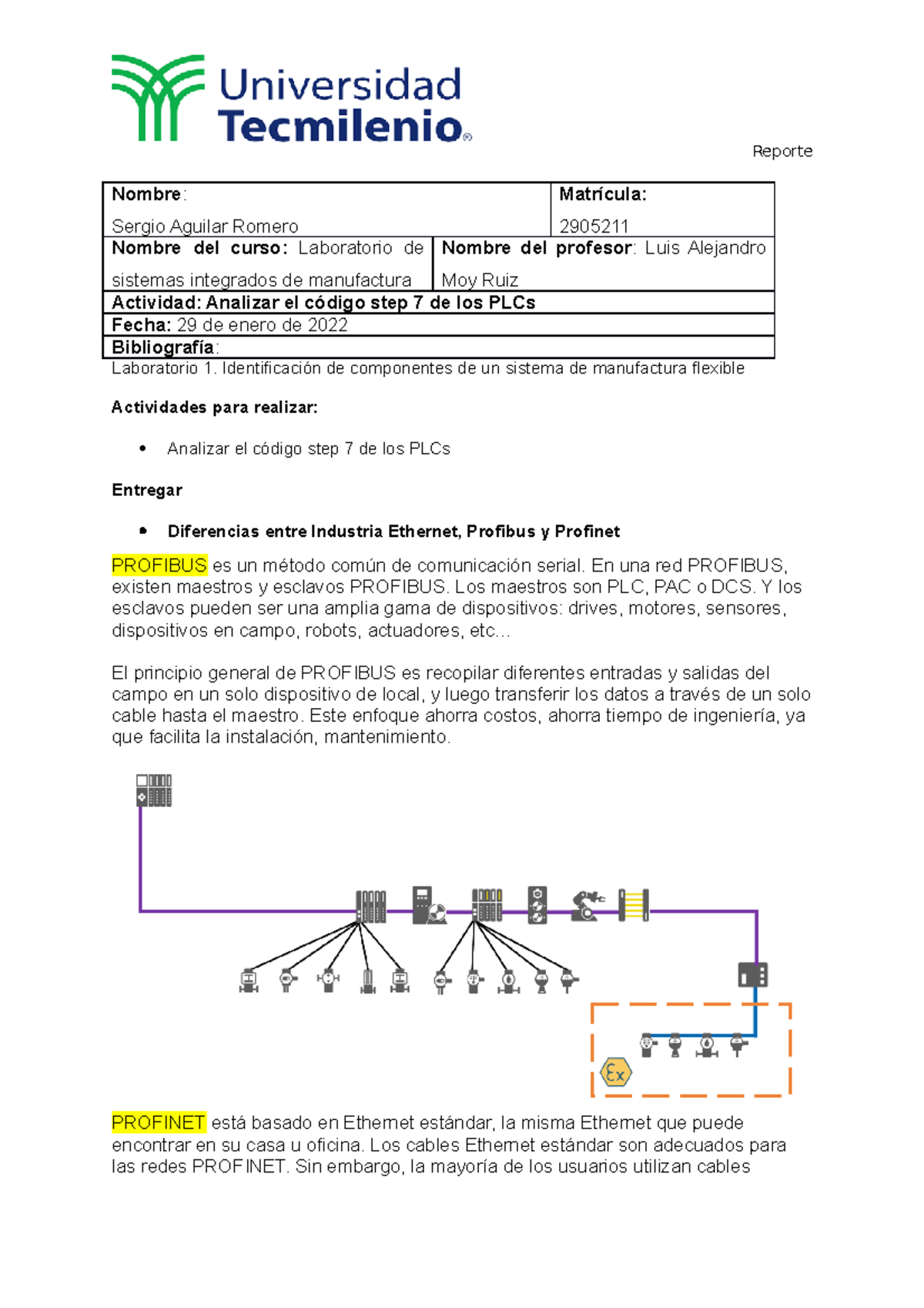 Actividad 2 chequeo de robot en celda - Laboratorio 1. Identificación ...