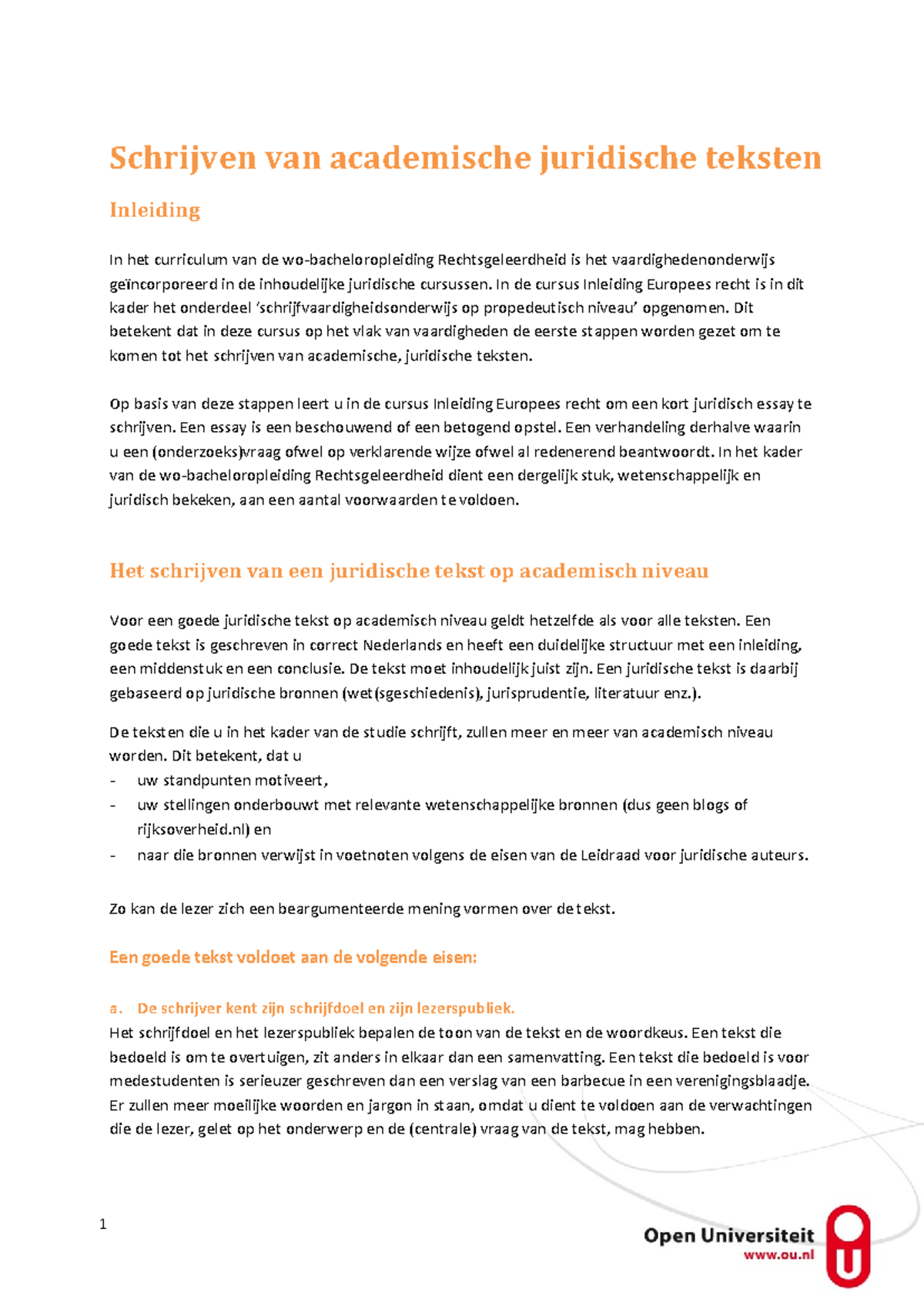 Schrijven van academische juridische teksten Boonk en Slegers 2017 ...