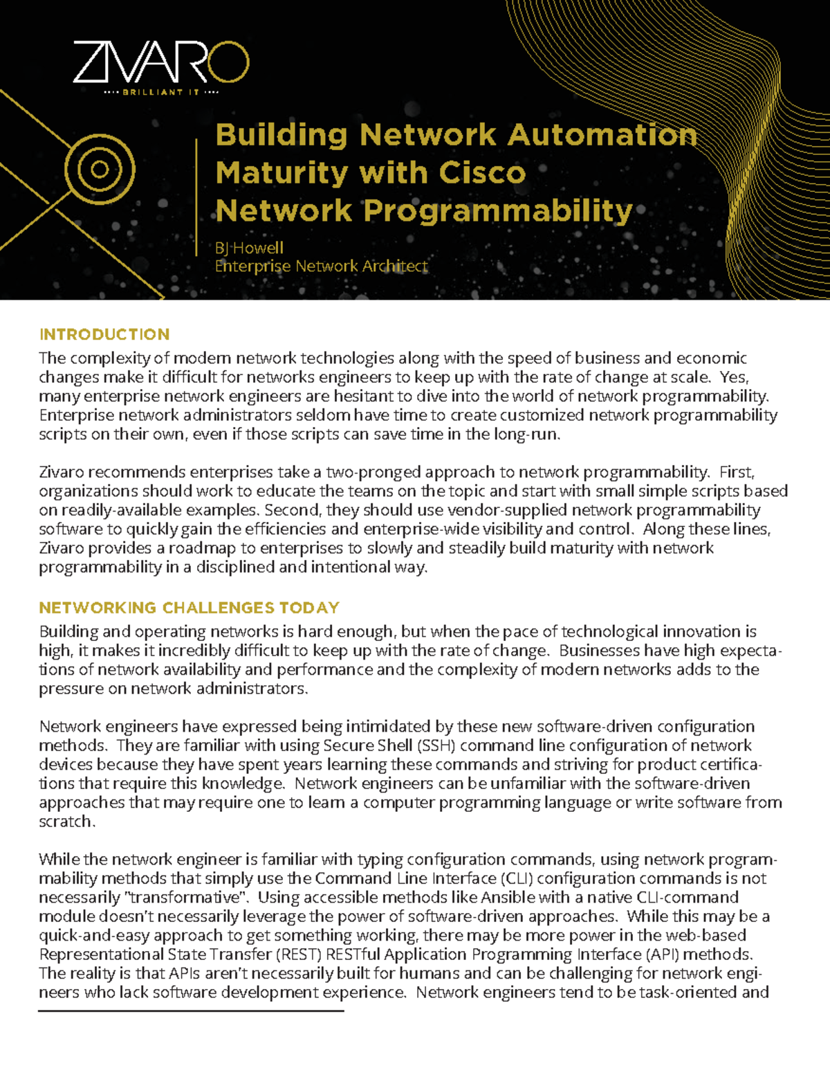Building Network Automation Maturity - DICOM-123 - Studocu