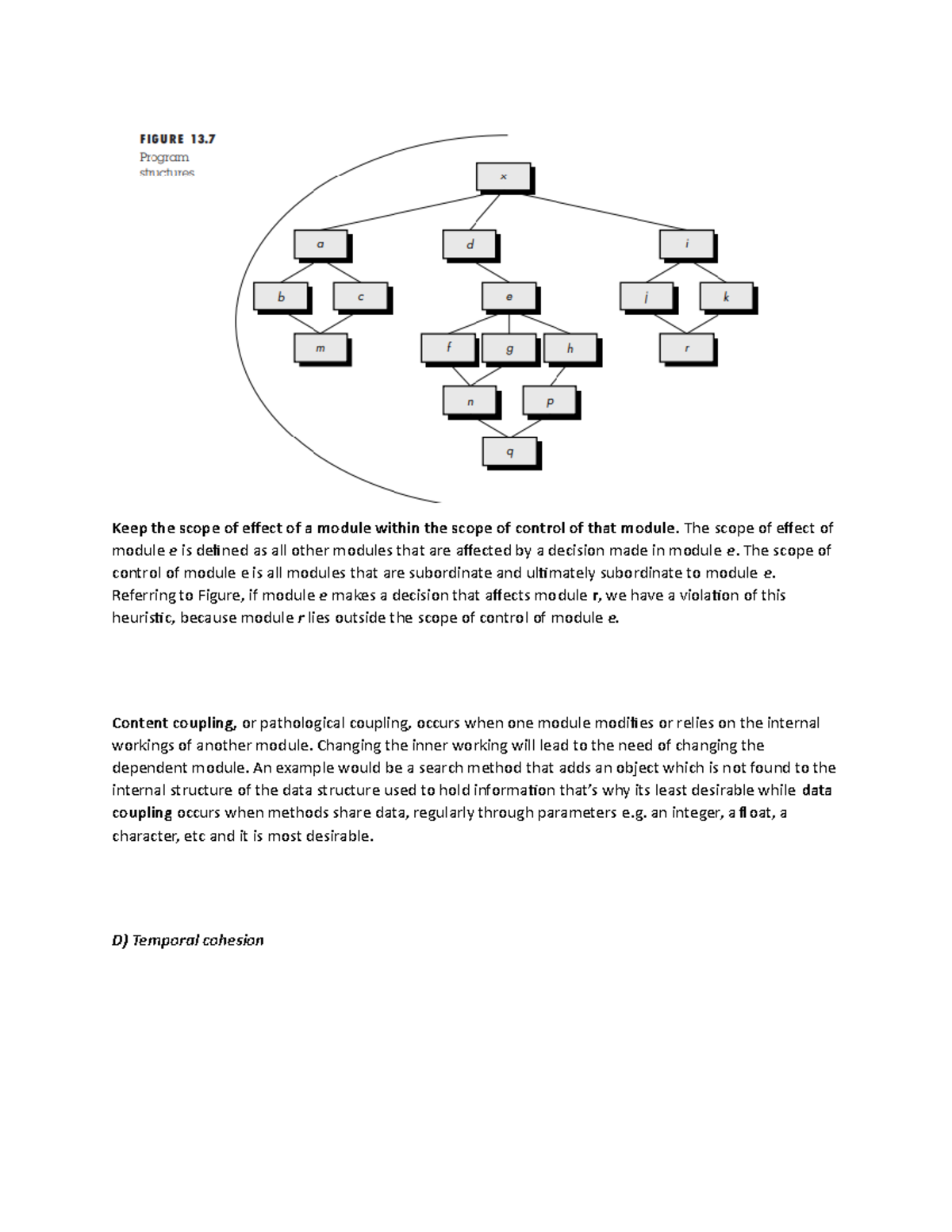 SDA mid - Mid-term Paper on software engeniring on subject of sda - Keep the scope of effect of ...