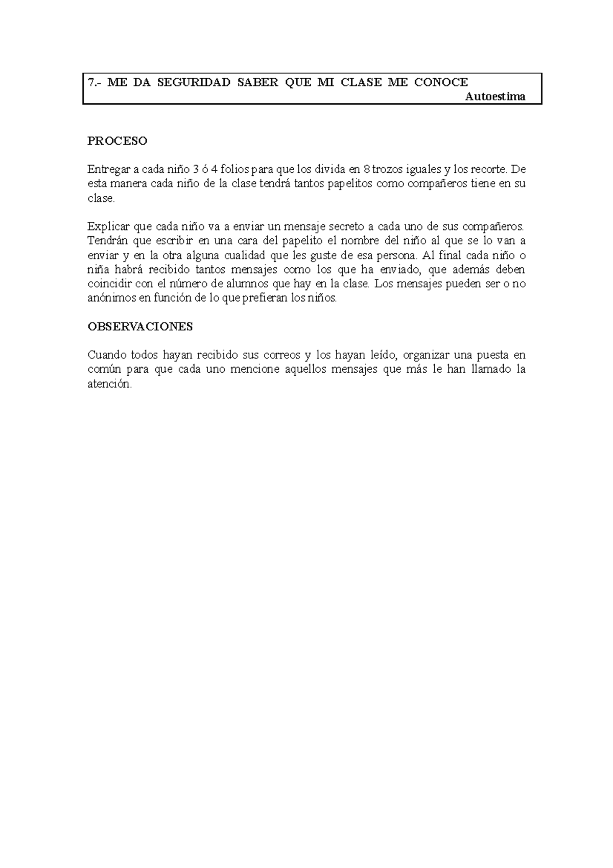 7 Autoestima ME DA Seguridad - 7.- ME DA SEGURIDAD SABER QUE MI CLASE ...