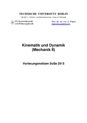 Formelblatt 09 - Dynamik von Massepunktsystemen ebene Bewegung ...