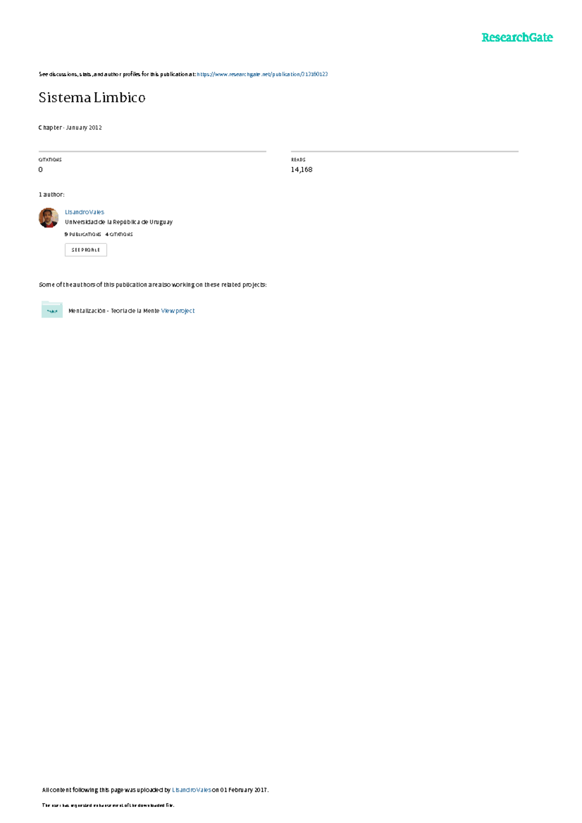 Sistema Limbico 3 - sdfsdfdsf - See discussions, stats, and author ...