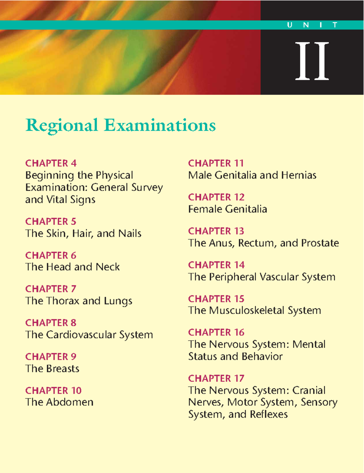 Sample Chapter 2 - Regional Examinations U N I T II CHAPTER 4 Beginning ...