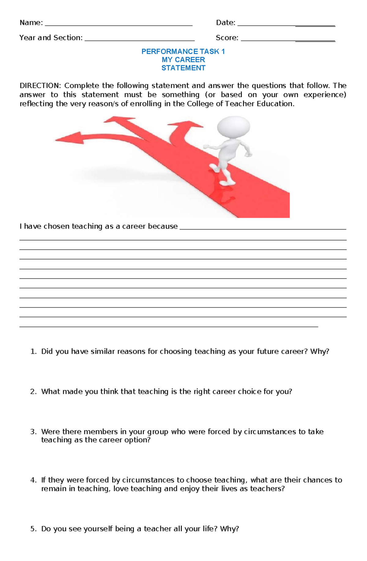 Activity 2 - Name: Date: ___________ Year and Section: Score ...