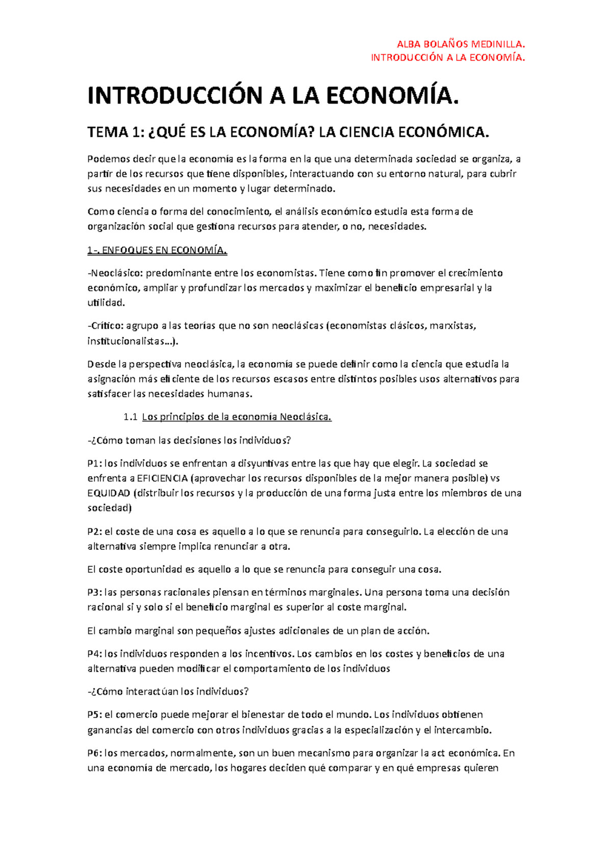 Introducción A LA Economía - INTRODUCCIÓN A LA ECONOMÍA. INTRODUCCIÓN A ...