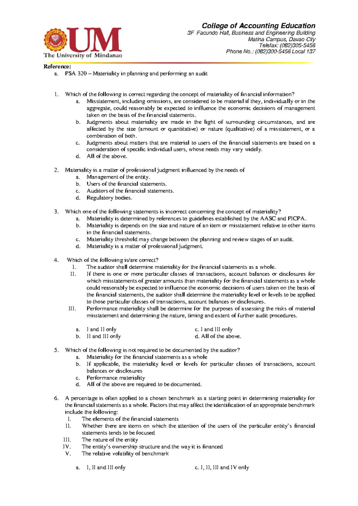 AT-13 Materiality-in-Plannng-and-Performing-an-Audit-Copy - College of ...