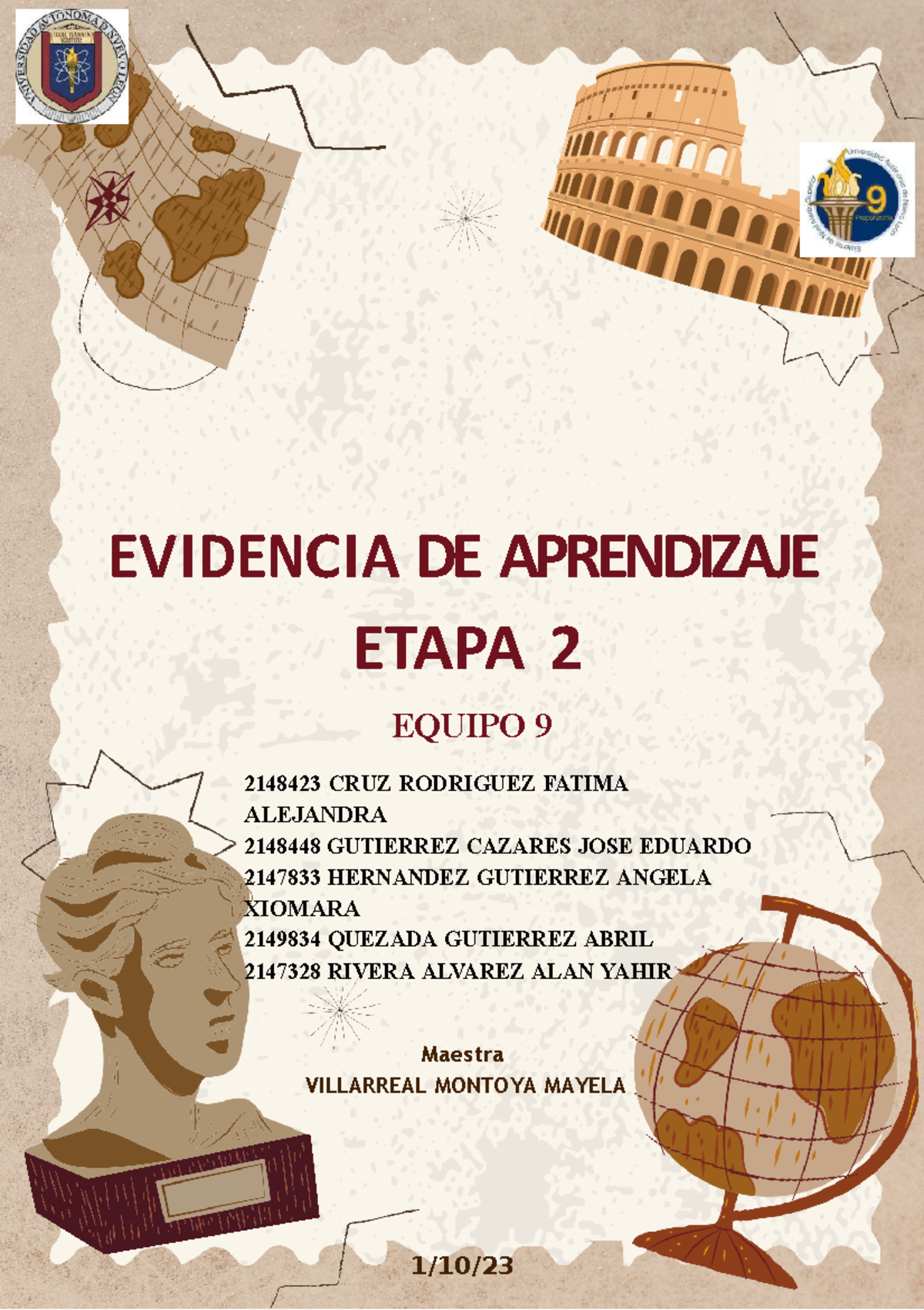 EV2 Equipo 9 312 - fewfefefefef - EV I DE N CI A DE APRENDIZAJE ETAPA 2 EQUIPO 9 ####### 2148423 ...