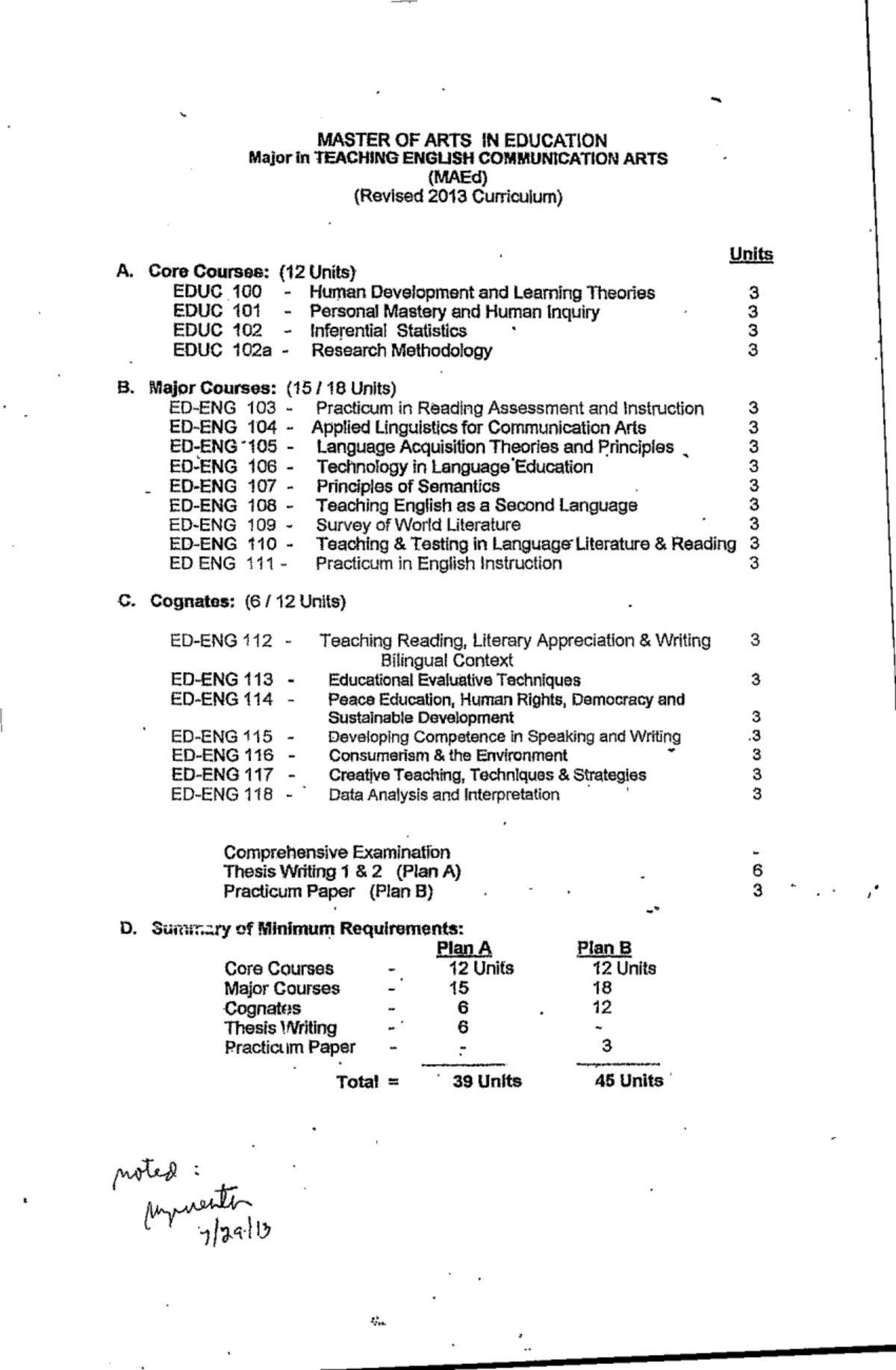MAED-ENG - 2021 - Education - LICEO U - Studocu