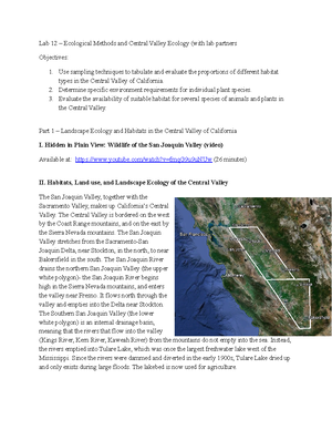 Dihybrid Cross answer sheet - BIOL 1010 - Studocu