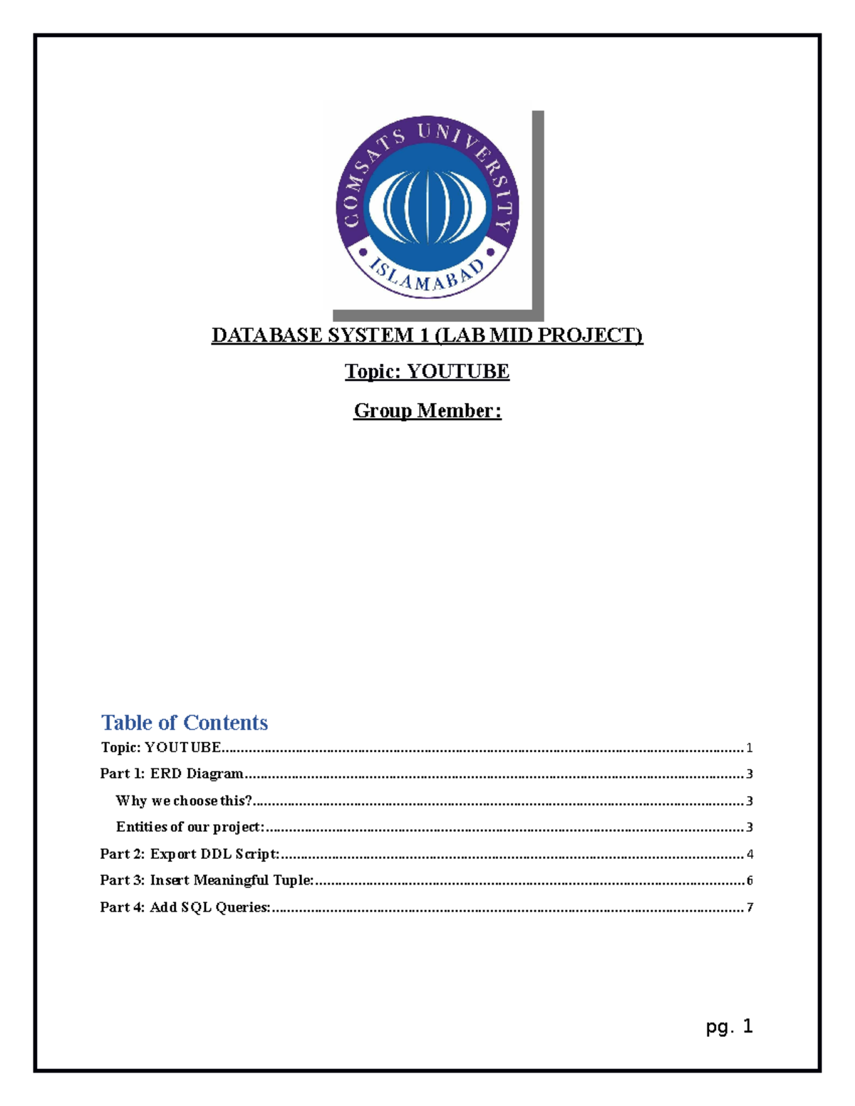 LAB%20MID - Sql query for YouTube Db lab mid - DATABASE SYSTEM 1 (LAB ...