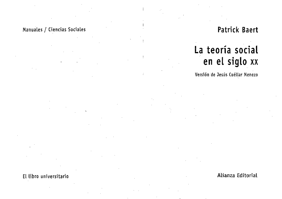 Tirso-Baert - Texto sobre teoria social - anuales Ciencias Sociales ...