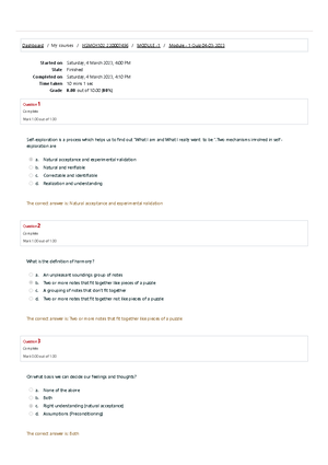 UHV Module - 3 notes - Module – 3 Understanding harmony in the family ...