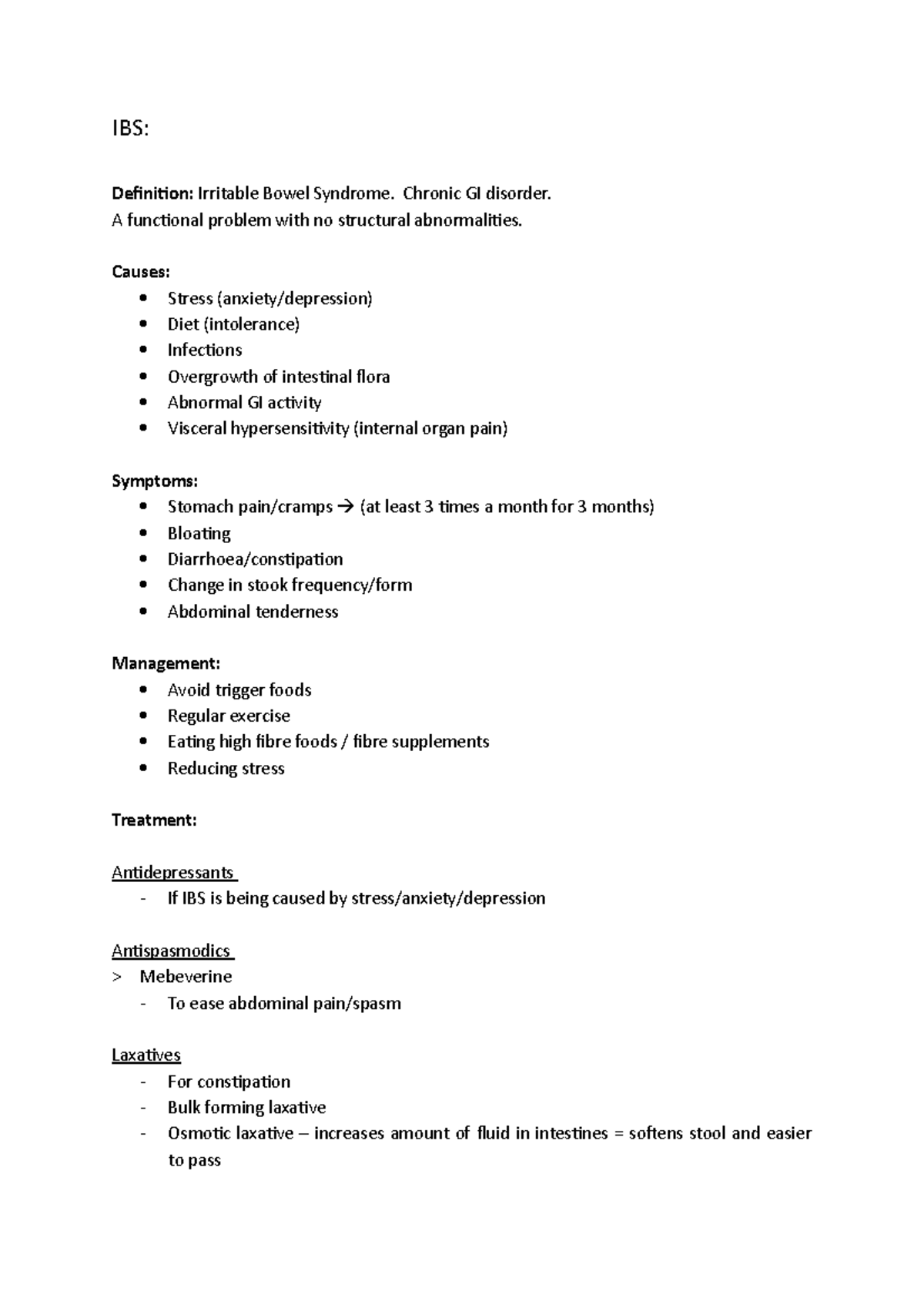 IBS - ibs - IBS: Definition: Irritable Bowel Syndrome. Chronic GI ...