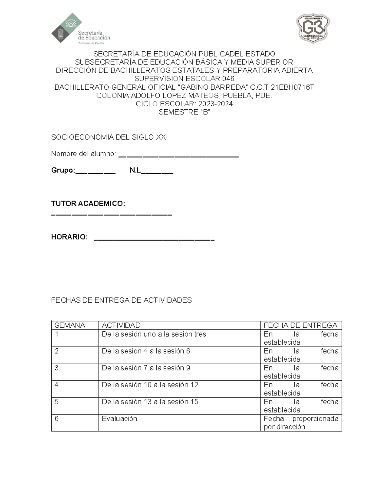 Guia. Socioeconomía del Siglo XXI - SECRETARÍA DE EDUCACIÓN PÚBLICADEL ...