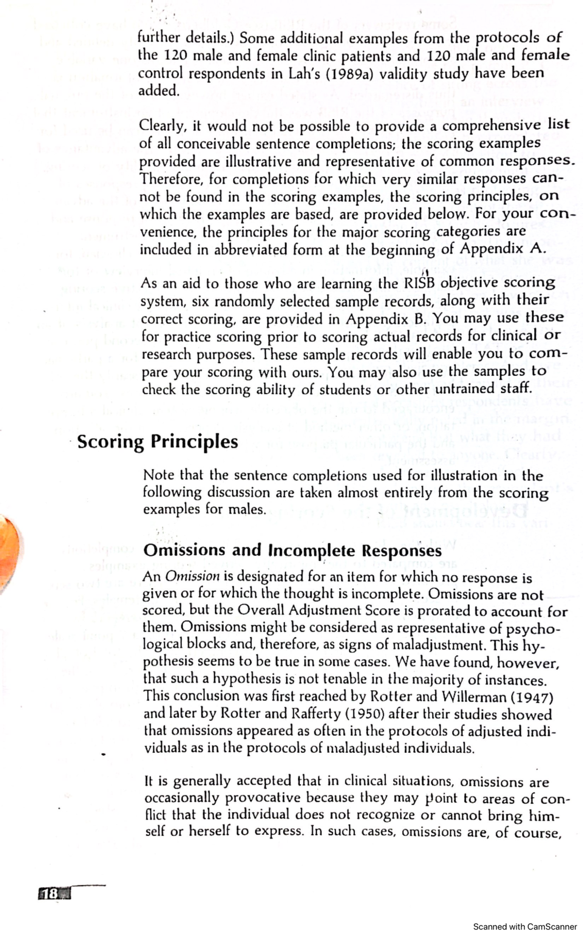 RISB - psychological testing - Psychology - Studocu