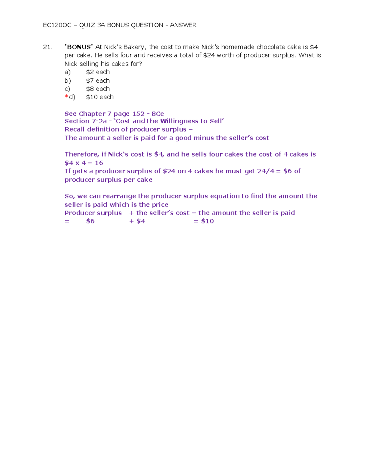 EC120OC - QUIZ 3A Bonus Question - Answer - EC120OC – QUIZ 3A BONUS ...