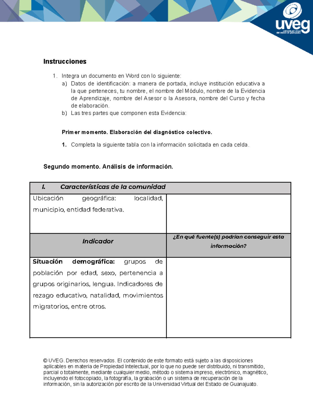 EA2 Cosfac-2 - Proyecto Transversal - Instrucciones 1. Integra un ...