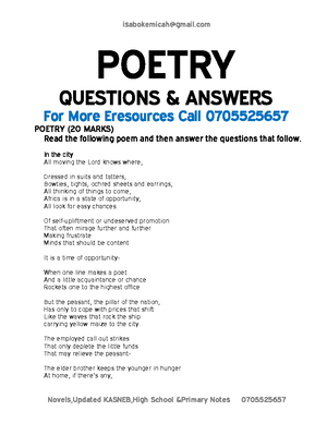 ENG Paper 3 KCSE 2024 Revision Series - © KCSE 2024-PAPER 3 REVISION ...