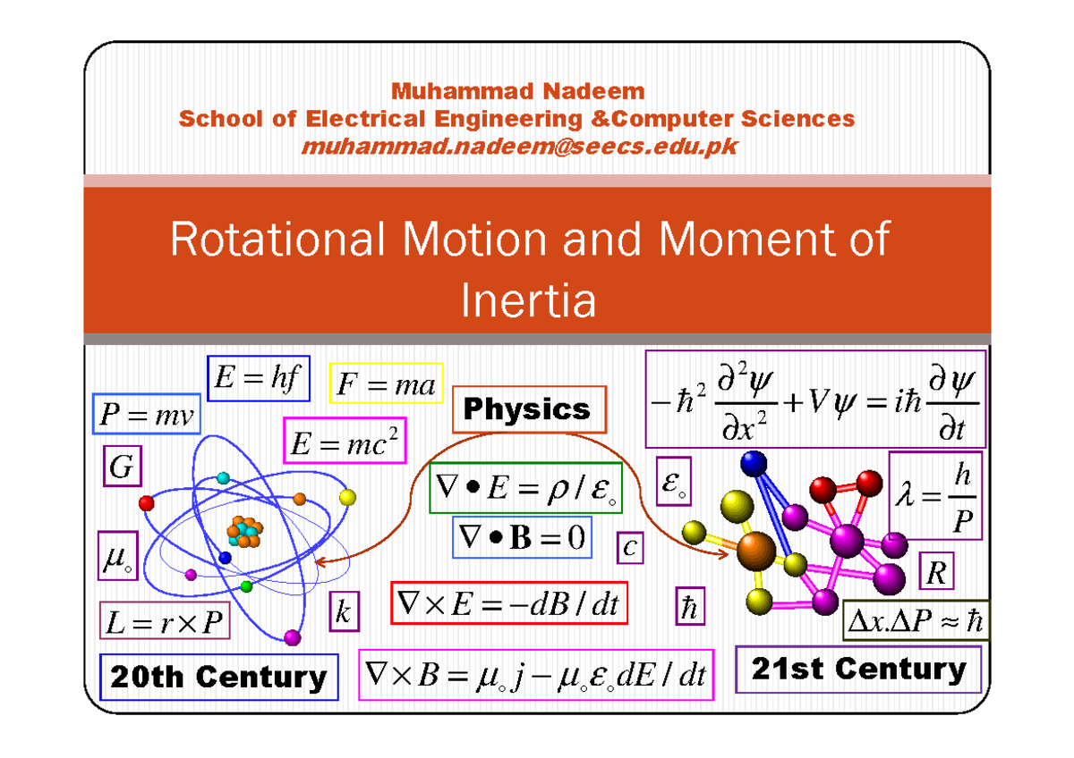 Rotational Motion and Moment of Inertia - - Studocu