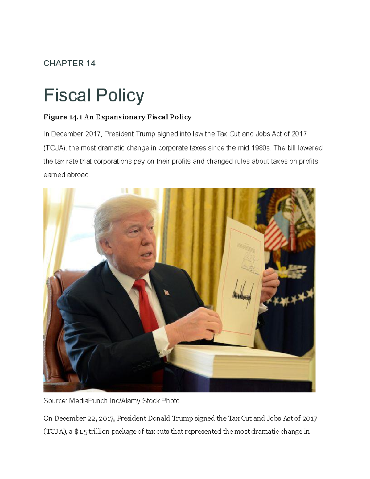 Chapter 14-2 Lecture Notes - CHAPTER 14 Fiscal Policy Figure 14 An ...