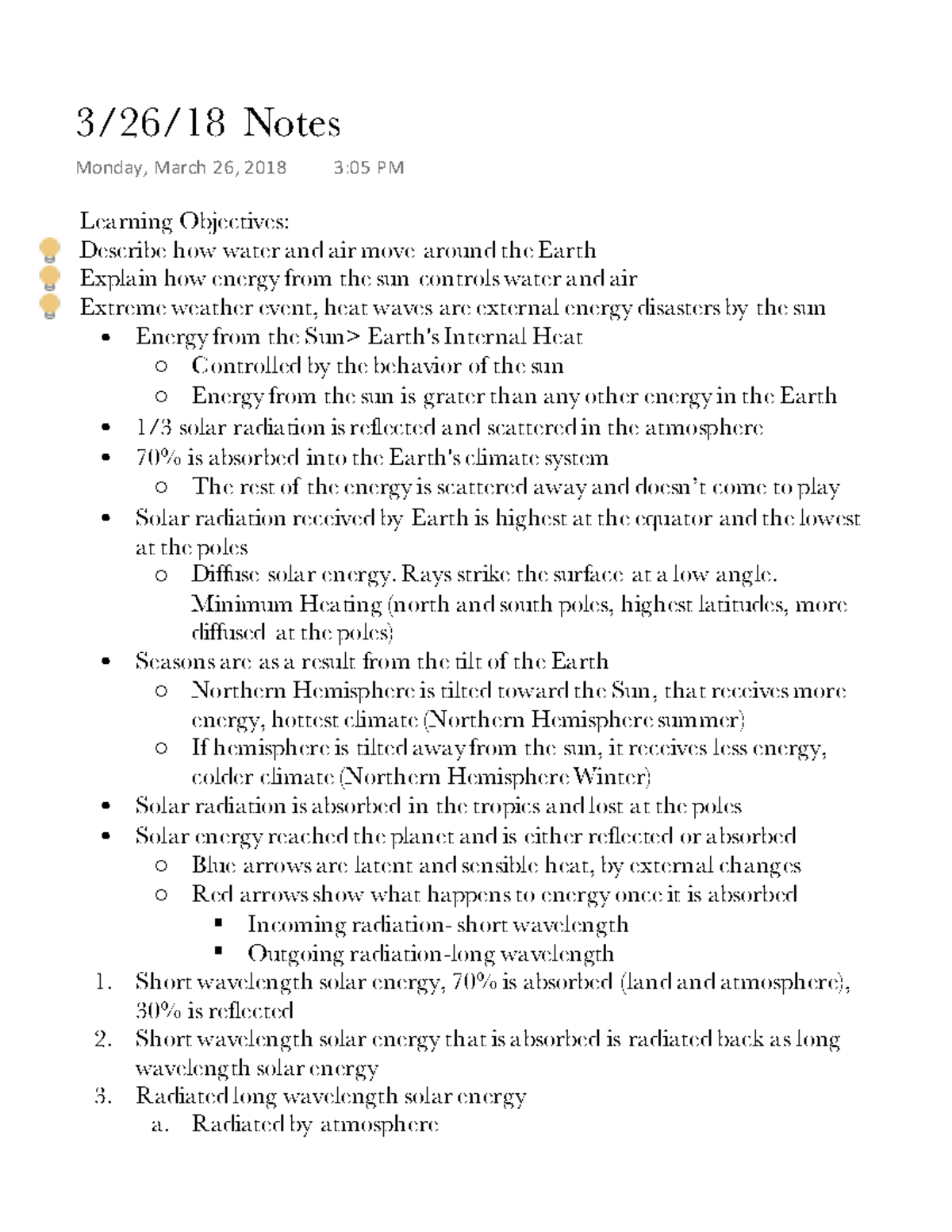 32618 Notes - Julie Griffin - Notes Monday, March 26, 2018 3:05 PM ...