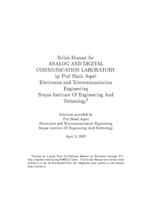 DSP Lab Exp 1 to 8 - Experiments 1 to 8 - 12/11/ DSP Lab Experiment 1 ...