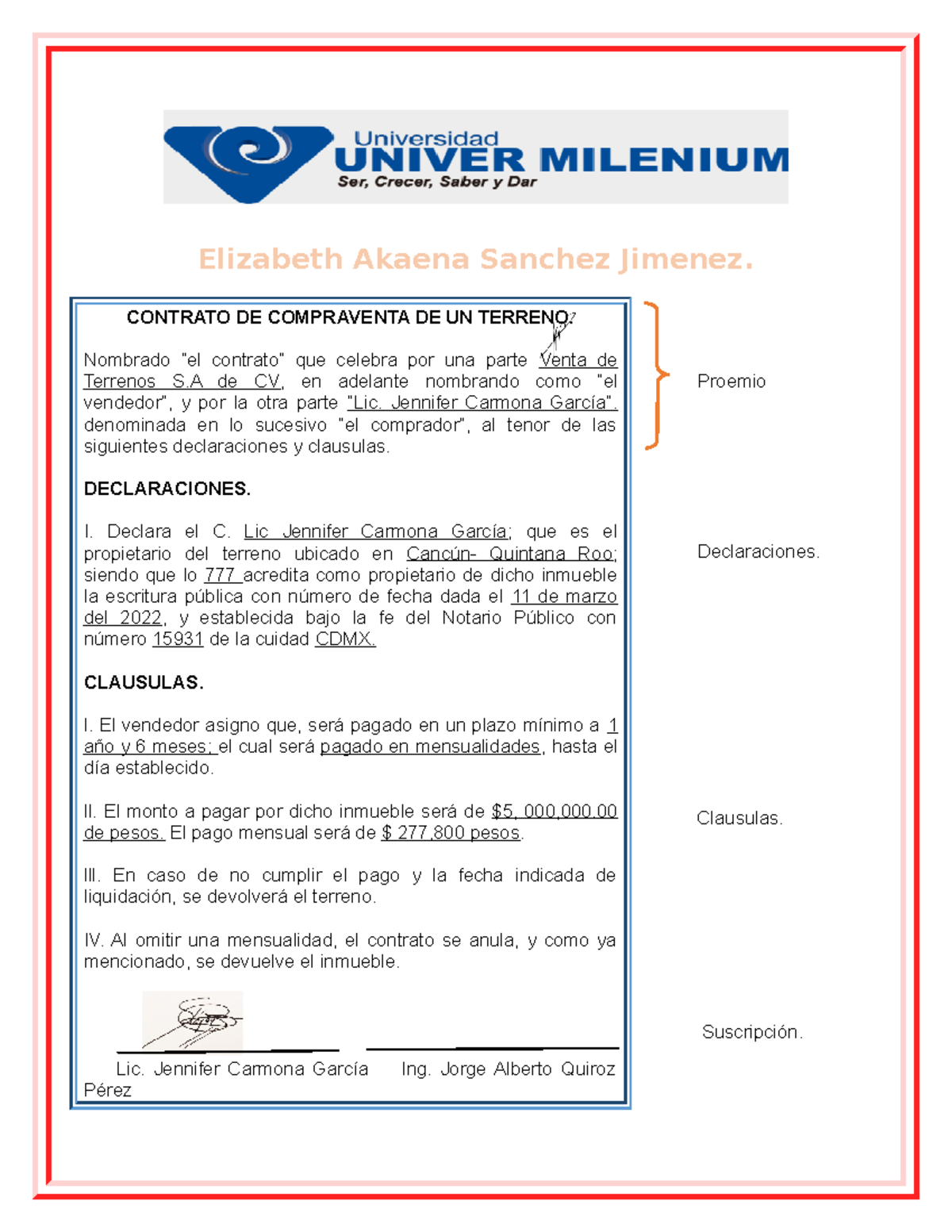 Tarea- Contrato. Akaena Sanchez - Elizabeth Akaena Sanchez Jimenez ...