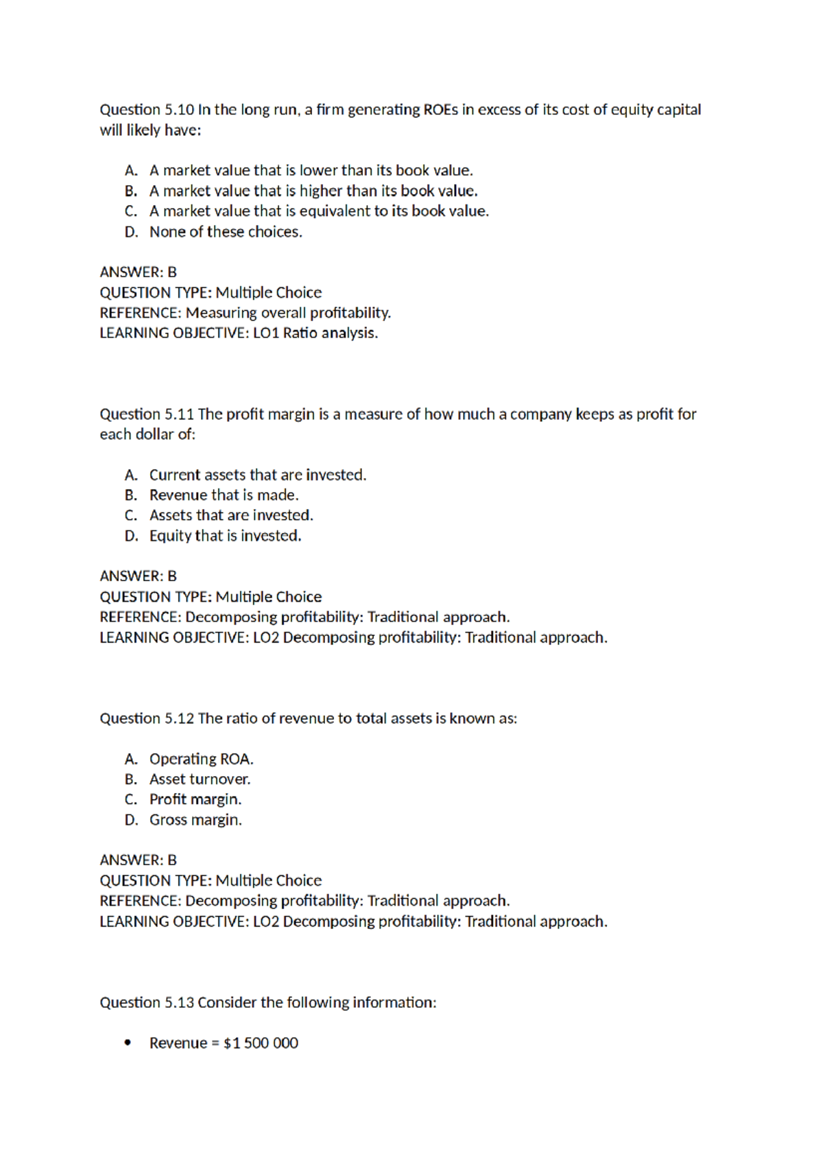 Test Questions with Answers - First Year English - Studocu