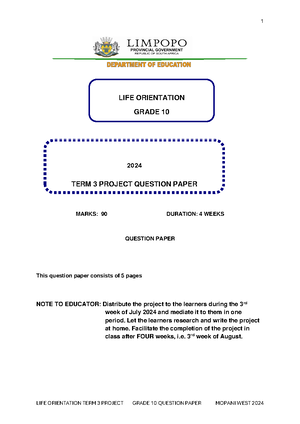 English HL P2 September 2024 Grade 12 Final MEMO - FINAL MARKS: 80 ...