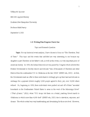 HIS-200 6-3 Historical Analysis Essay Progress Check 2 - Emily Oravetz ...