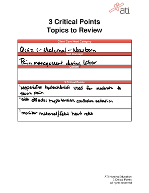 Maternity Case 1 DA - vsim documentation - Maternity Case 1: Olivia ...