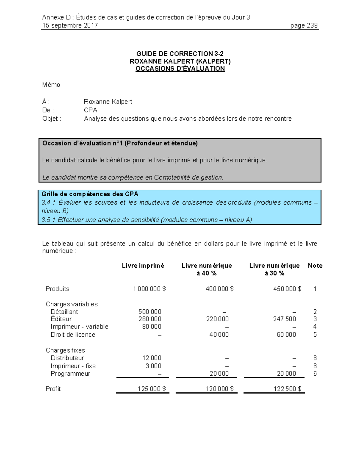 J3 - Préparation EFC - GUIDE DE CORRECTION 3- ROXANNE KALPERT (KALPERT ...