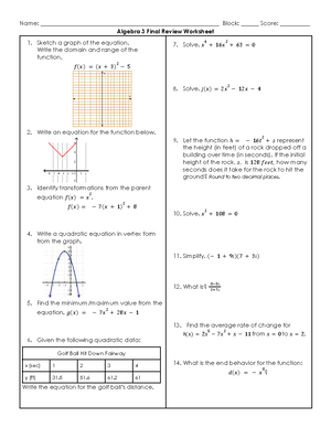 [Solved] Write a function in the form fx a 13 to the power of x that is ...