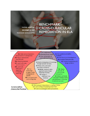 [Solved] Explain the difference between differentiation remediation and ...