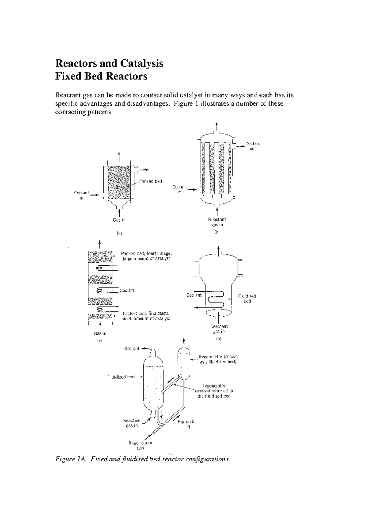 5-Reactor Sizing-Notes - Reactors and Catalysis Fixed Bed Reactors ...